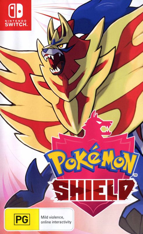 Pokémon Shield cover or packaging material - MobyGames