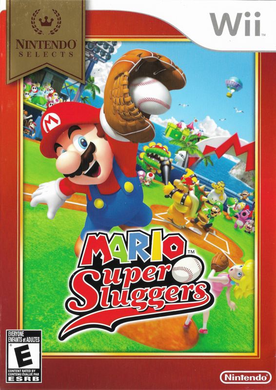 Mario Super Sluggers cover or packaging material - MobyGames