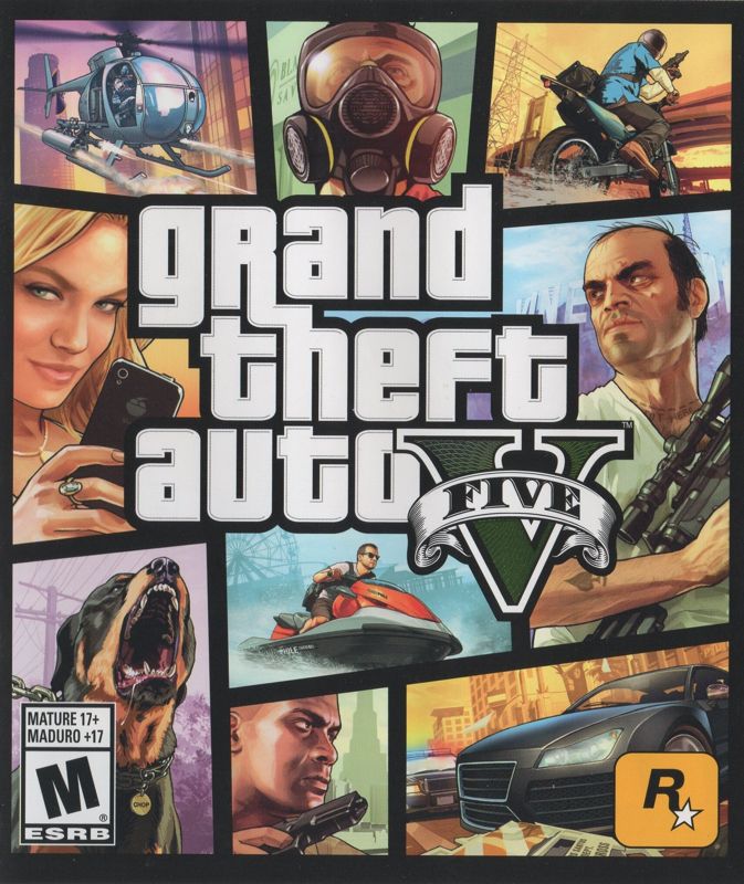 Grand Theft Auto V cover or packaging material - MobyGames