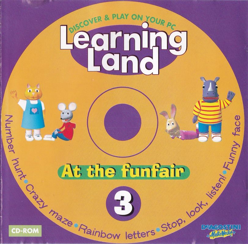 Learning Land 3: At The Funfair cover or packaging material - MobyGames