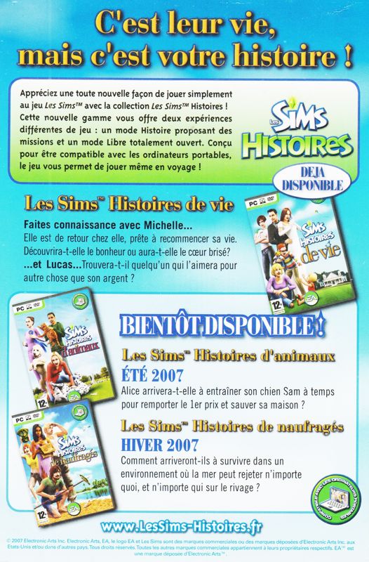 The Sims: Life Stories cover or packaging material - MobyGames