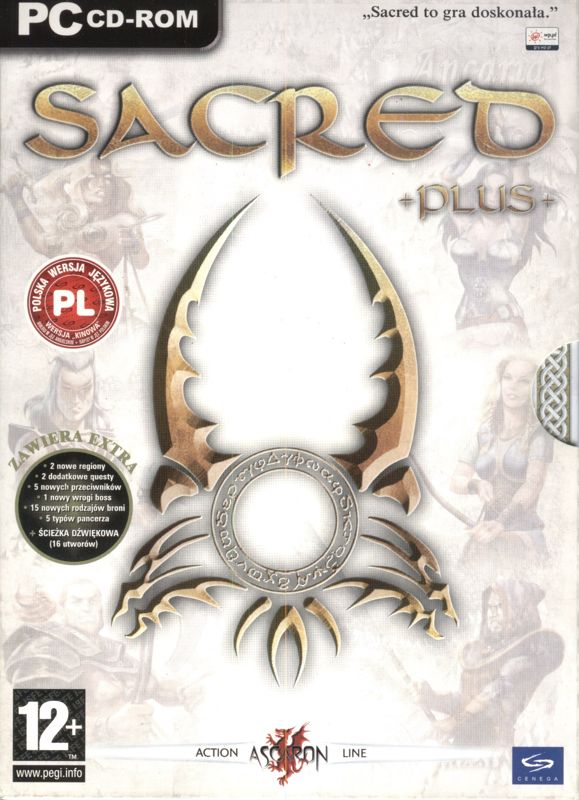 Sacred cover or packaging material - MobyGames