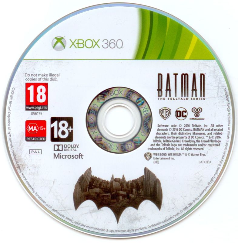 Batman: The Telltale Series cover or packaging material - MobyGames