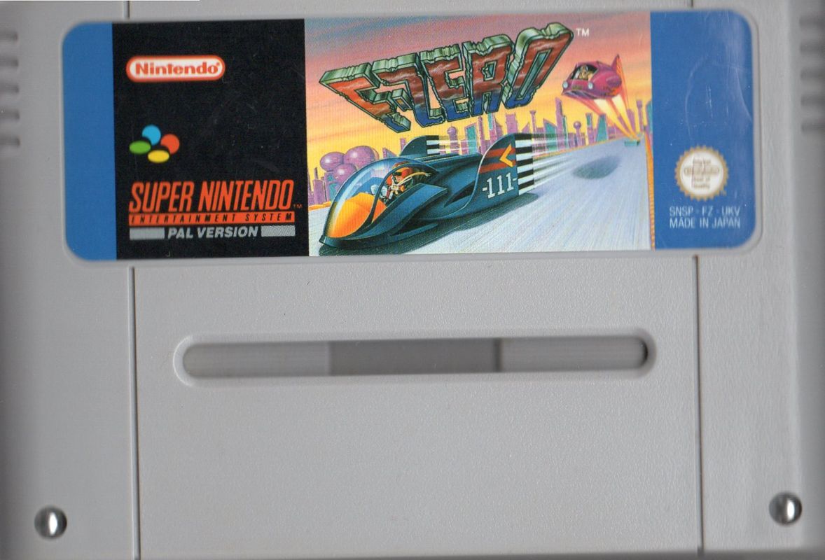 F-Zero cover or packaging material - MobyGames