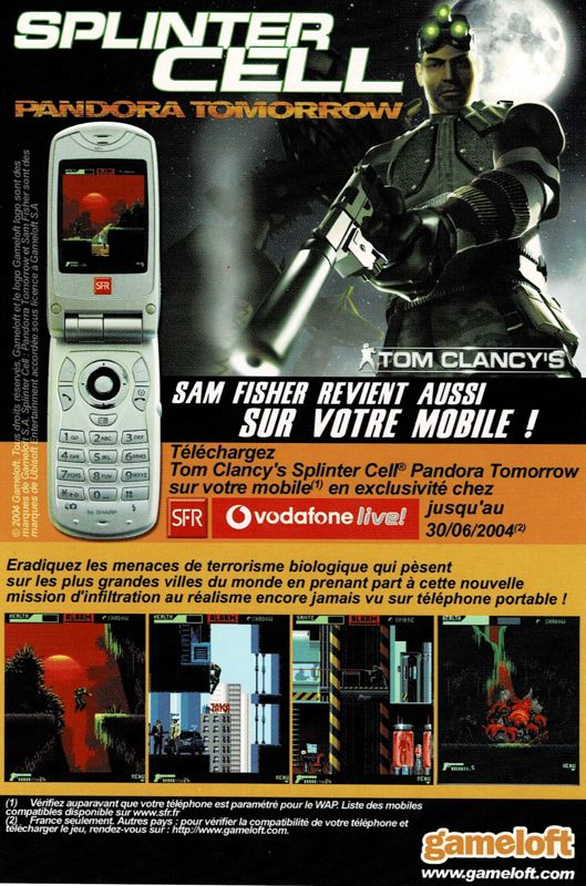 Tom Clancy's Splinter Cell: Pandora Tomorrow cover or packaging ...