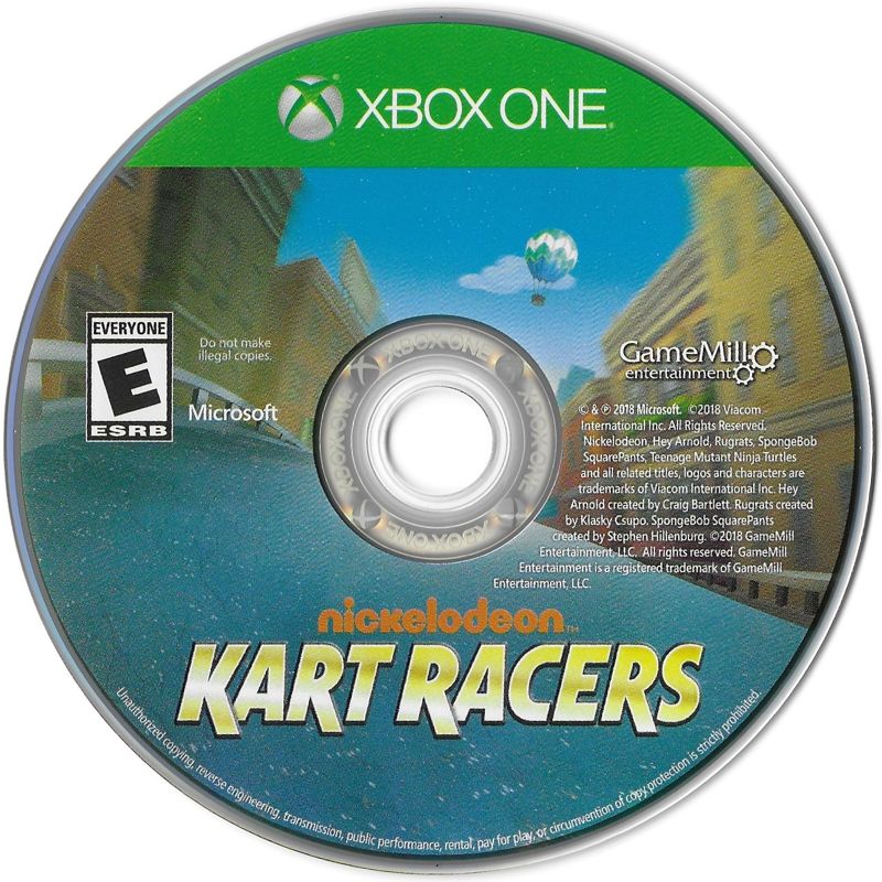 Nickelodeon Kart Racers cover or packaging material - MobyGames