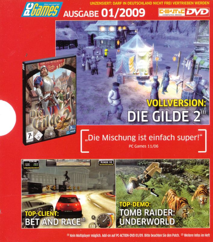 The Guild 2 cover or packaging material - MobyGames