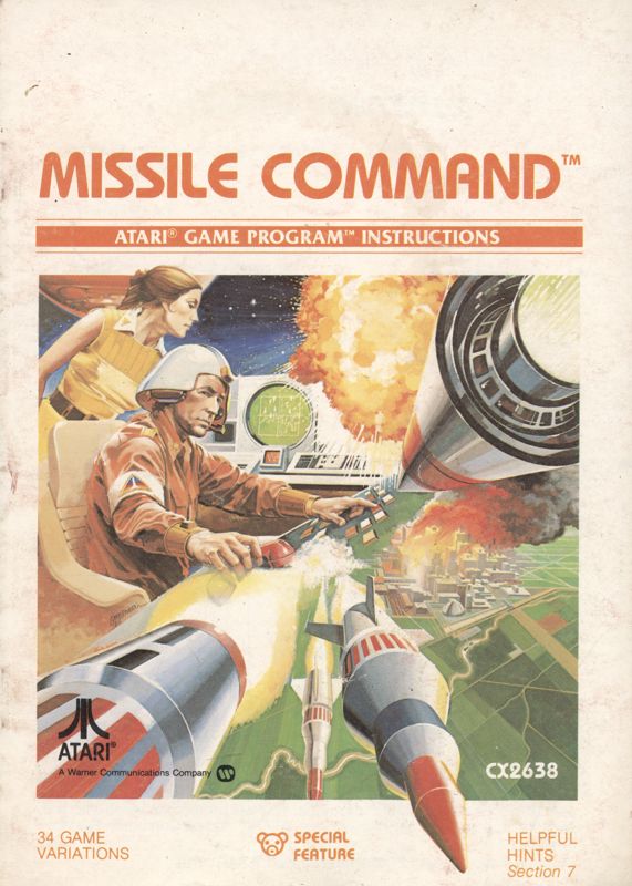 Missile Command cover or packaging material - MobyGames