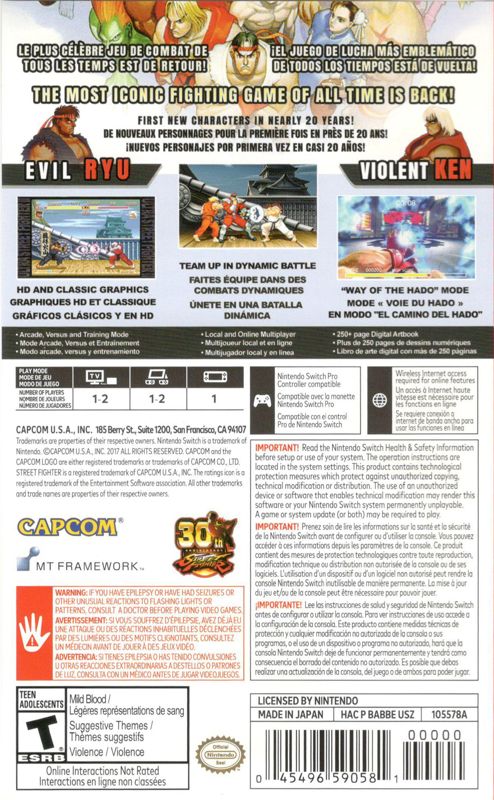 Ultra Street Fighter II: The Final Challengers cover or packaging ...