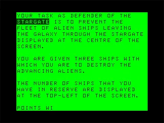 Stargate (1983) - MobyGames