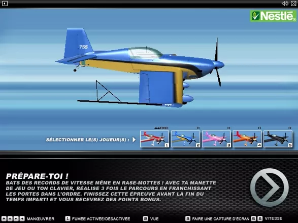 Nestlé Flying Game #1: Aero Racer screenshots - MobyGames
