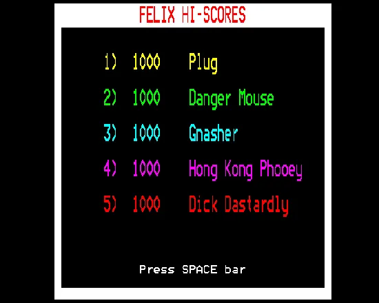 Felix Meets the Evil Weevils (1984) - MobyGames