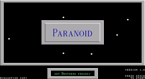 Paranoid (1993) - MobyGames