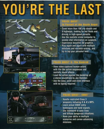 SWAT Career Pack box covers - MobyGames