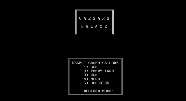 Caesars Palace (1990) - MobyGames