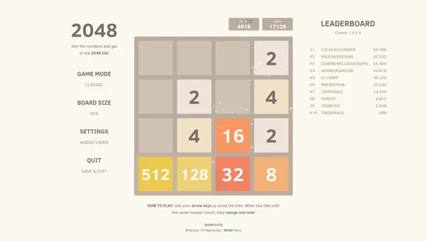 2048 (2018) - MobyGames