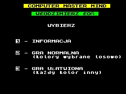 Computer Master Mind (1986) - MobyGames