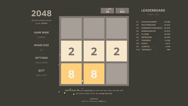 2048 (2018) - MobyGames