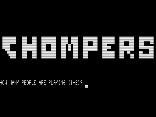 Chompers (1982) - MobyGames
