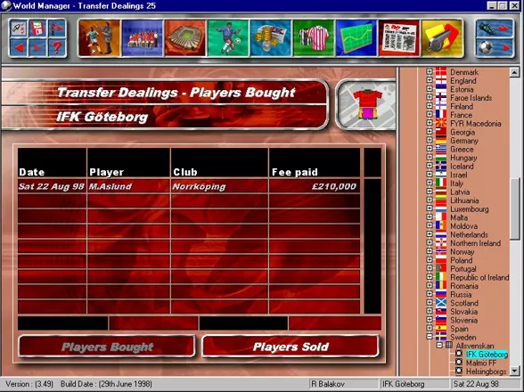 Football World Manager 2000 (2000) - MobyGames