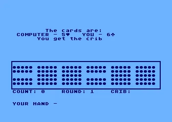 Cribbage (1980) - MobyGames