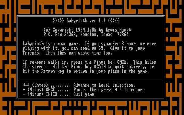 Labyrinth (1986) - MobyGames