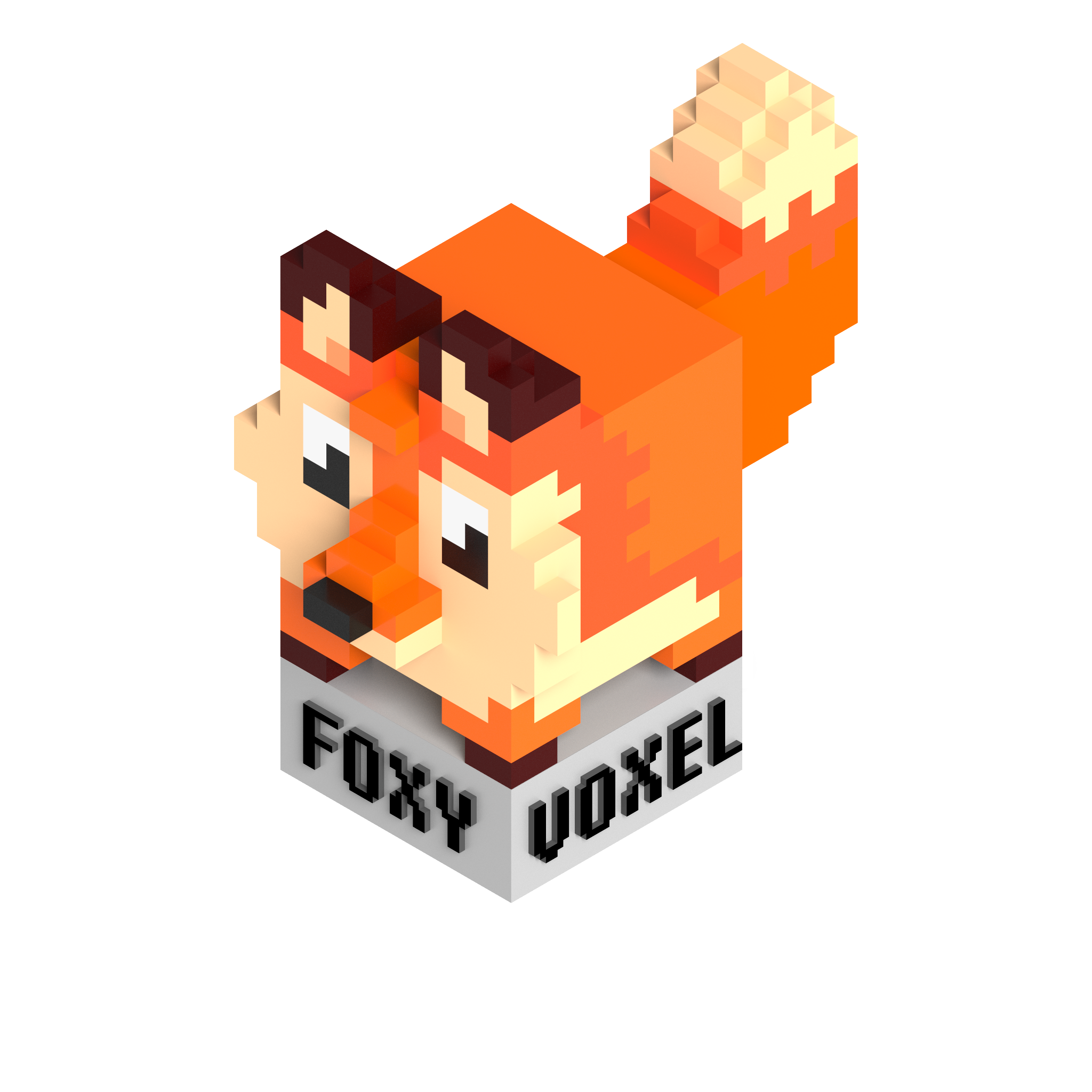 Foxy Voxel Logo - MobyGames