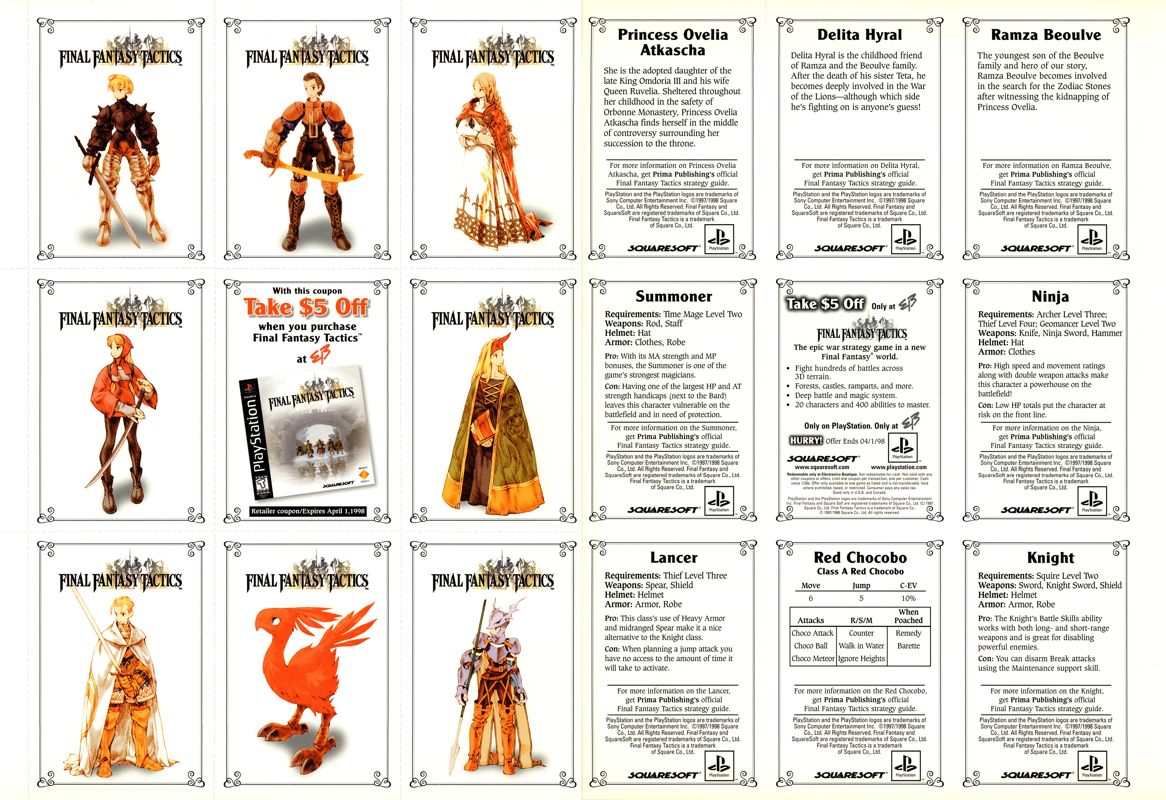 Final Fantasy Tactics official promotional image - MobyGames