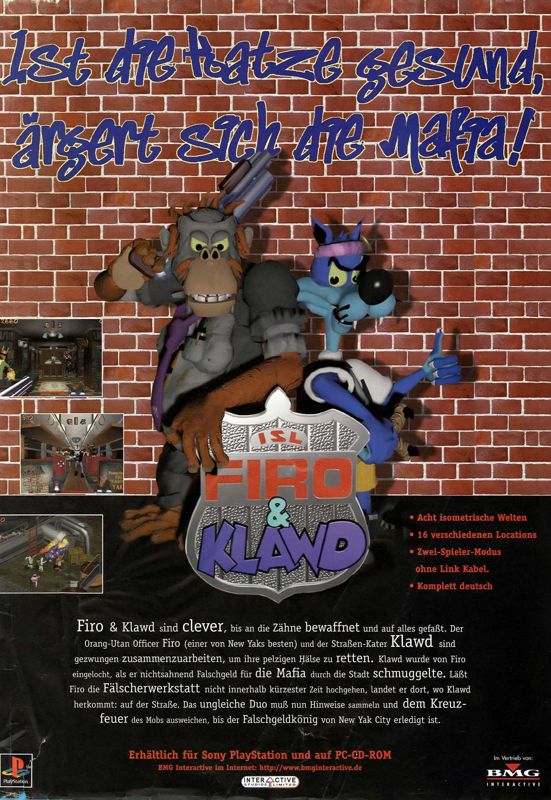 Firo & Klawd official promotional image - MobyGames