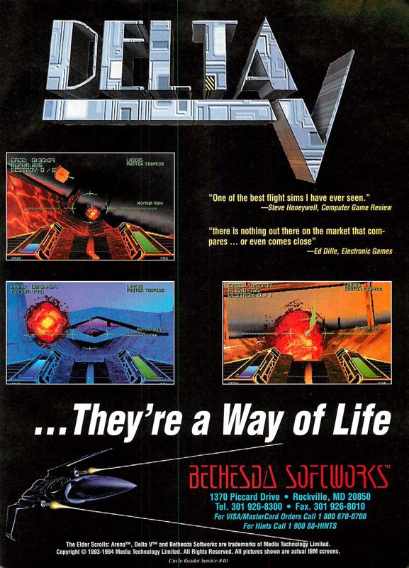 Delta V official promotional image - MobyGames