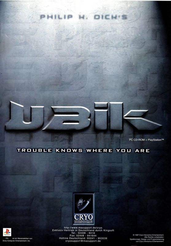 Ubik official promotional image - MobyGames