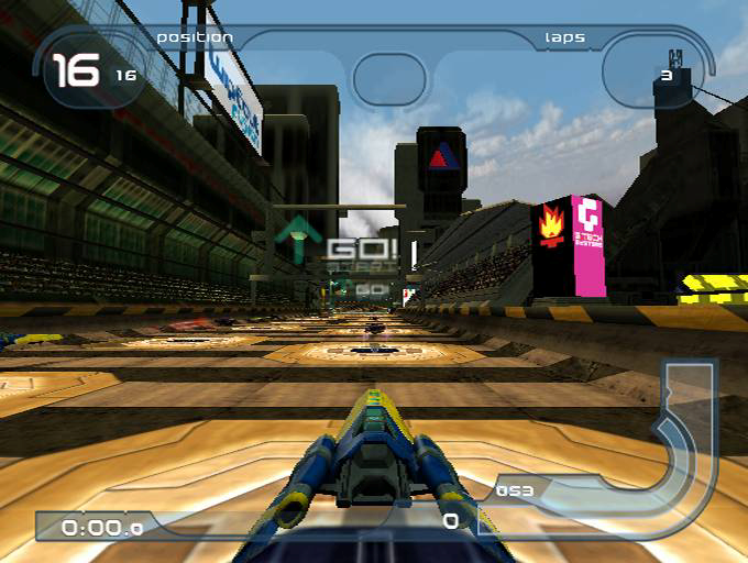 WipEout Fusion official promotional image - MobyGames