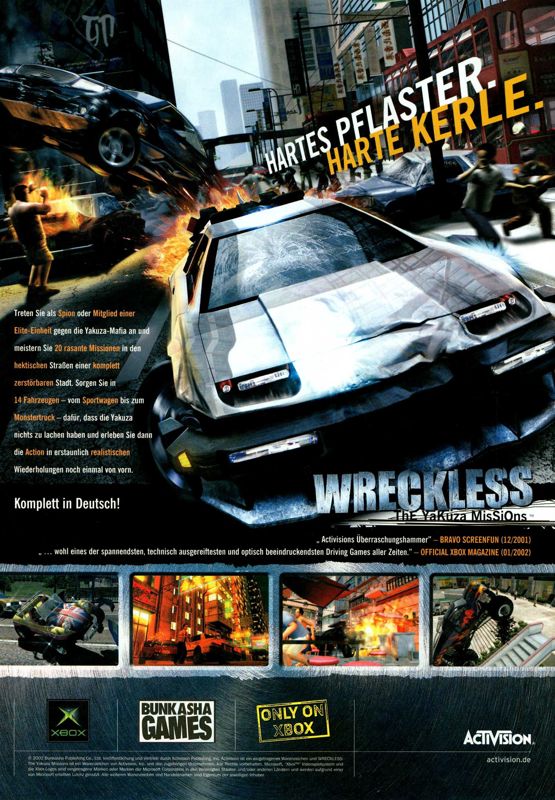 Wreckless: The Yakuza Missions official promotional image - MobyGames
