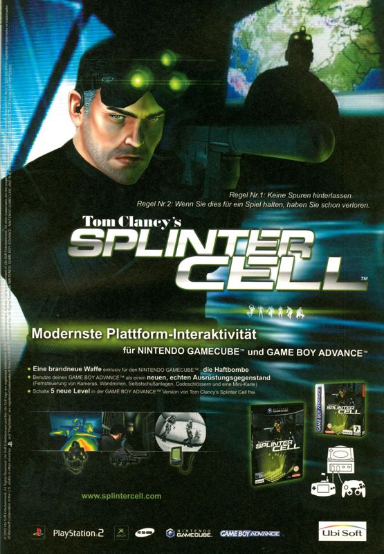 Tom Clancy's Splinter Cell official promotional image - MobyGames