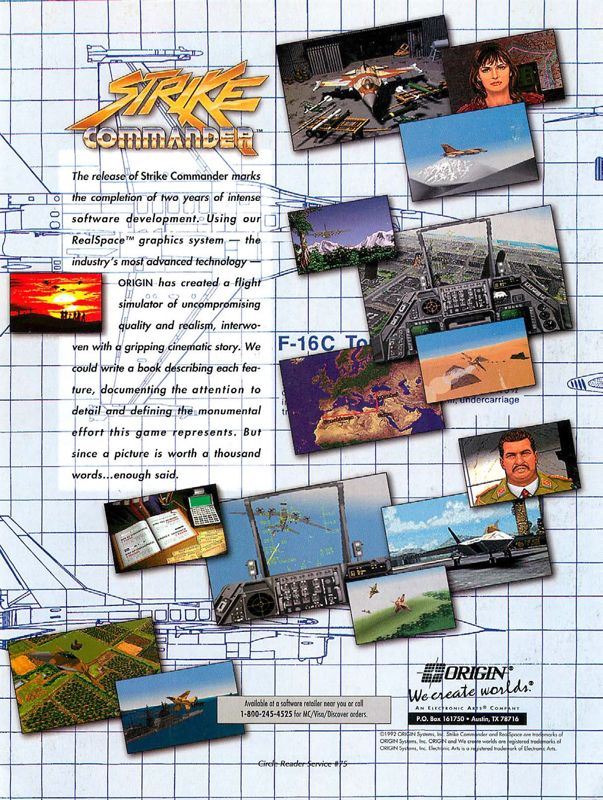 Strike Commander official promotional image - MobyGames