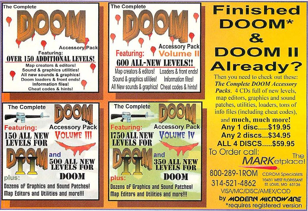 The Complete Doom Accessory Pack official promotional image - MobyGames