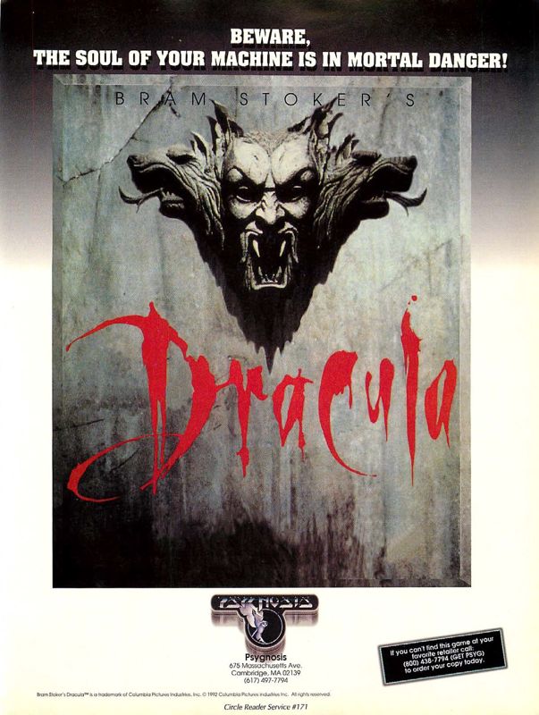 Bram Stoker's Dracula official promotional image - MobyGames