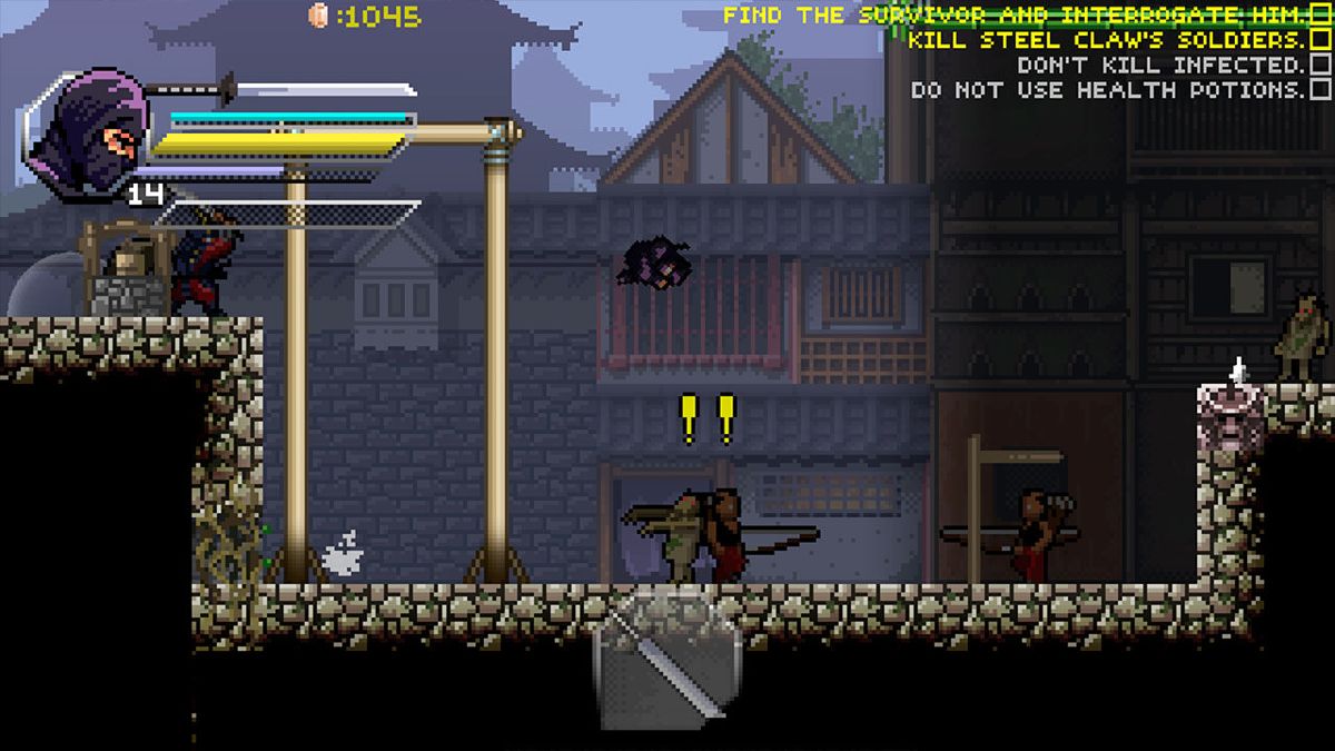 Pixel Shinobi: Nine demons of Mamoru official promotional image - MobyGames