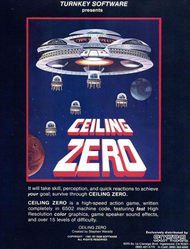 Ceiling Zero official promotional image - MobyGames