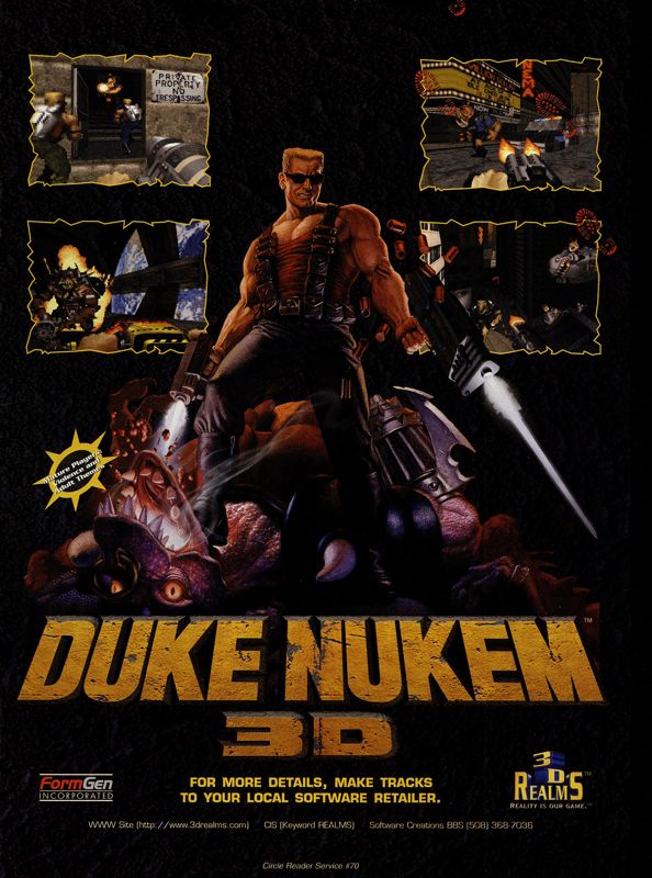 Duke Nukem 3D official promotional image - MobyGames