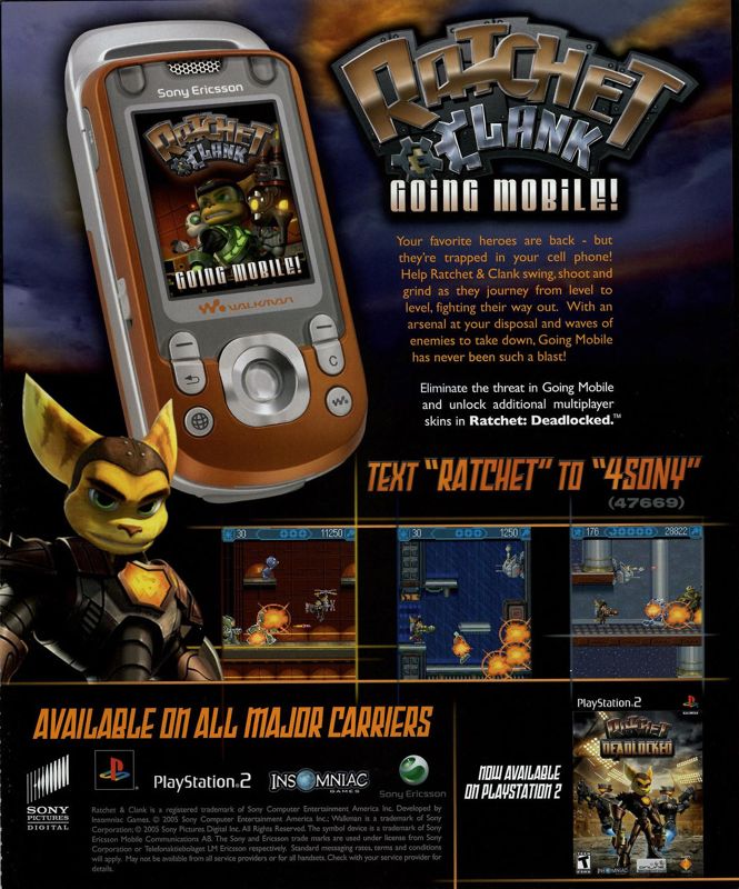 Ratchet & Clank: Going Mobile! official promotional image - MobyGames