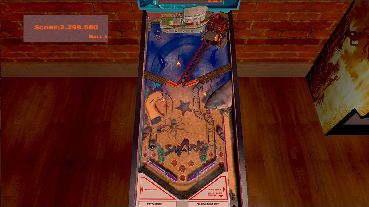 Shark Pinball official promotional image - MobyGames