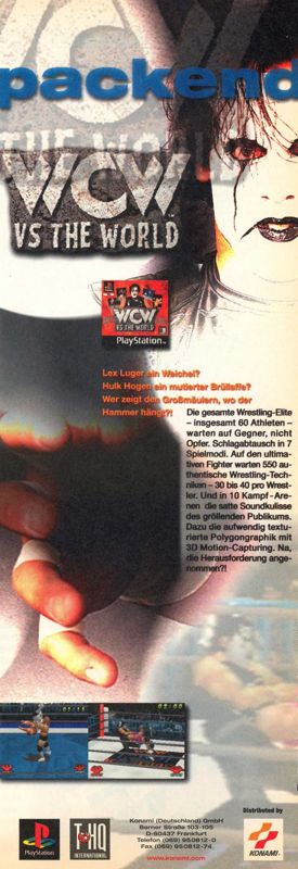 WCW vs. the World official promotional image - MobyGames