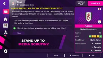 FM 22 Mobile official promotional image - MobyGames