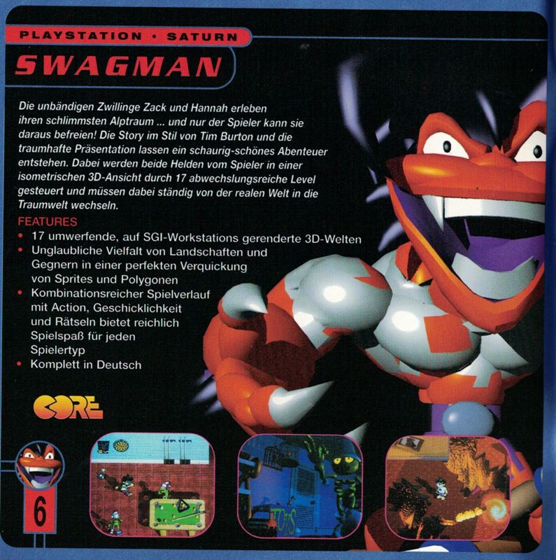 Swagman official promotional image - MobyGames