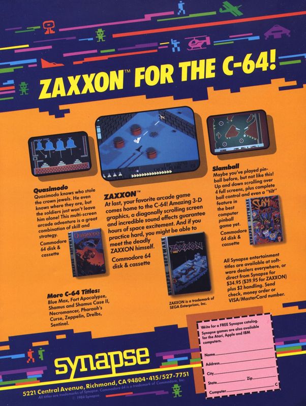 Zaxxon official promotional image - MobyGames