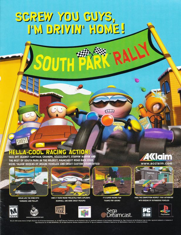 South Park Rally official promotional image - MobyGames