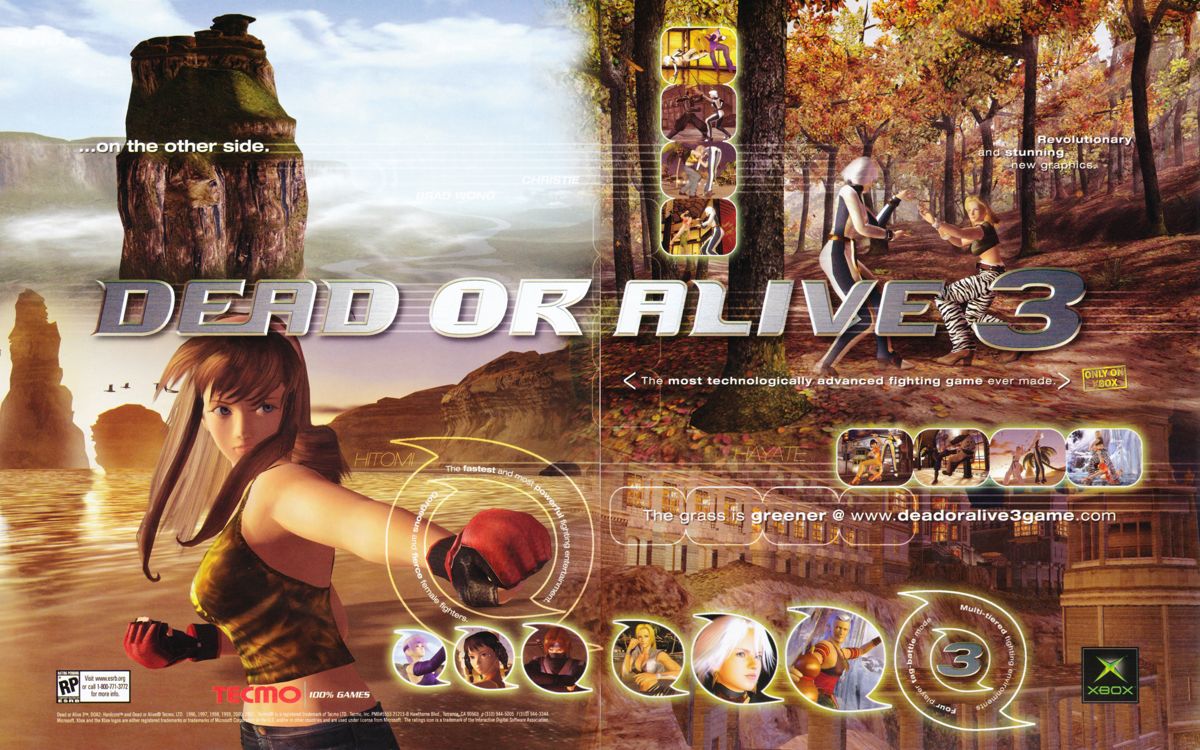 Dead or Alive 3 official promotional image - MobyGames