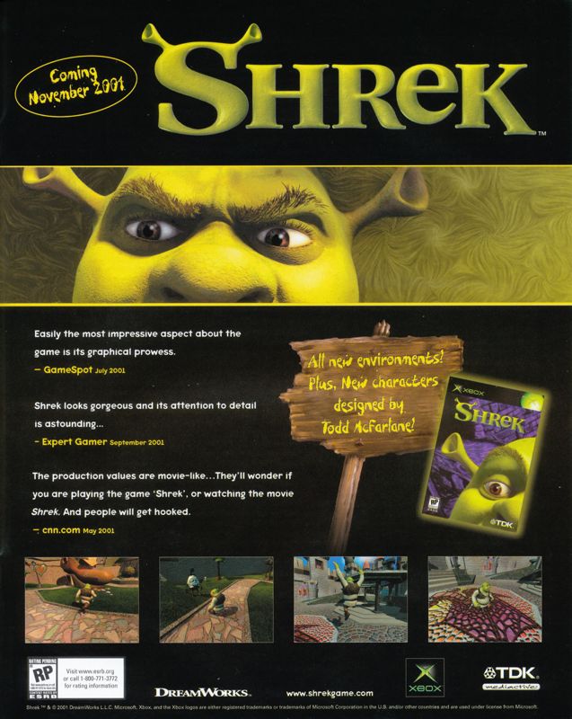 Shrek official promotional image - MobyGames