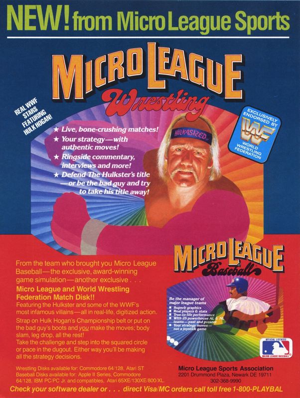 MicroLeague Baseball official promotional image - MobyGames